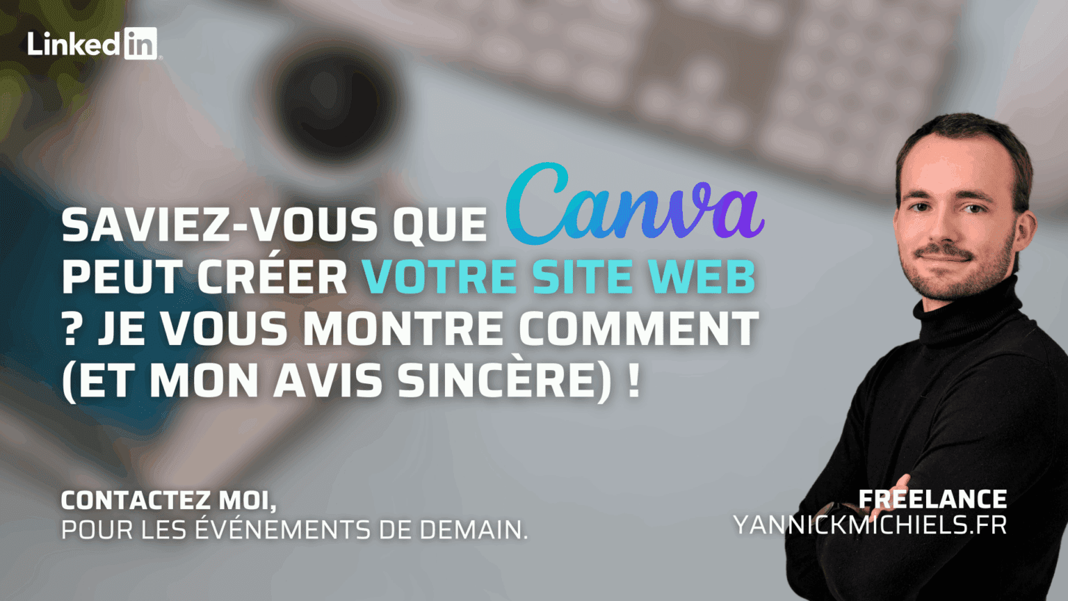 Yannick Michiels - Comment faire un site internet avec CANVA